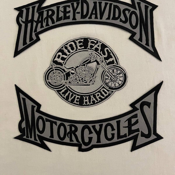 Harley Davidson Motorcycle Patch - Etsy