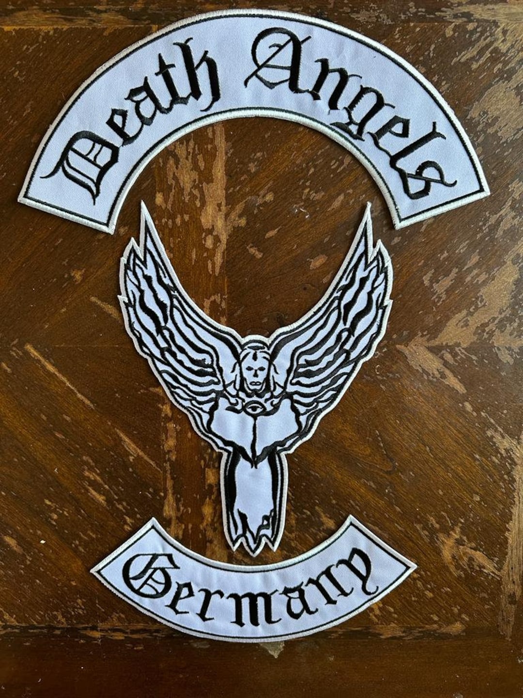 Death Angel Germany Embroidery Patches Iron on 3 Pcs Set for Adults ...