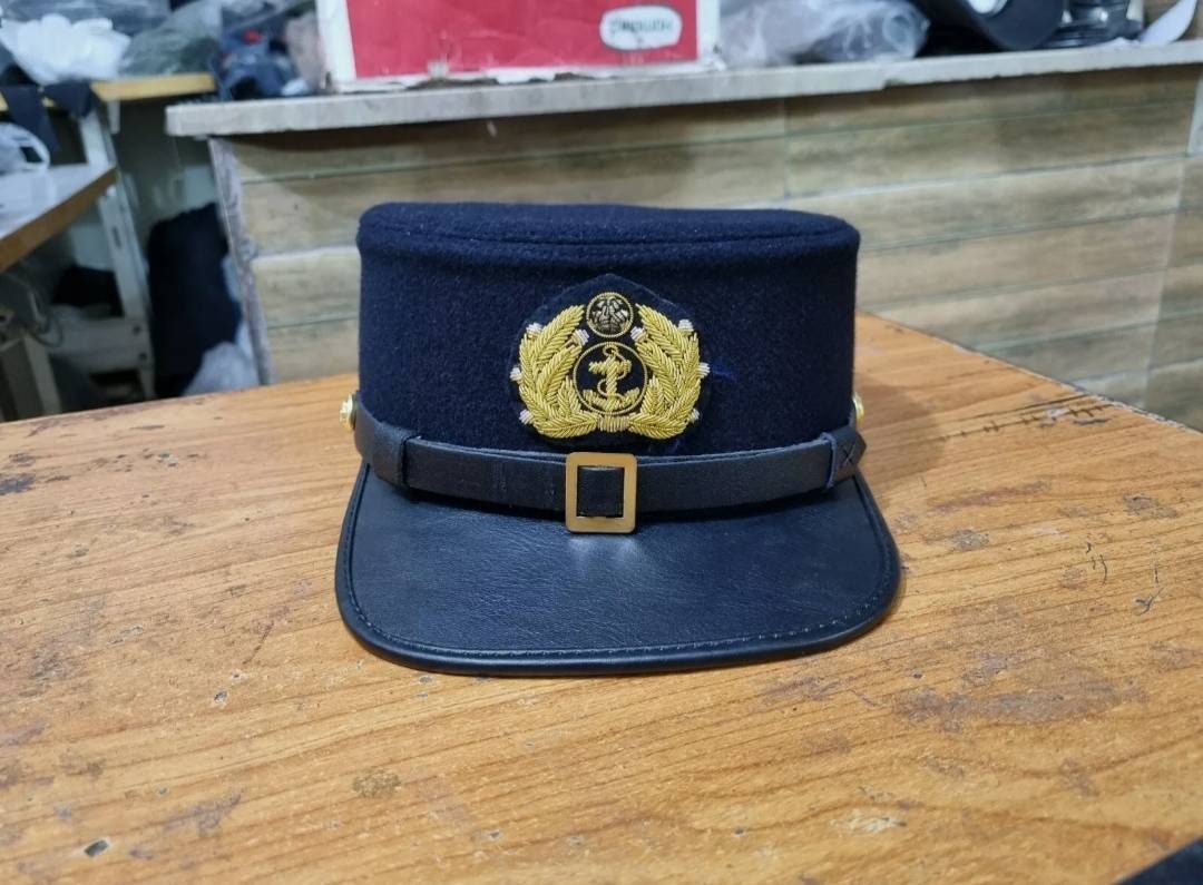 WW1 Japanese Navy Officer Peaked Cap - Etsy