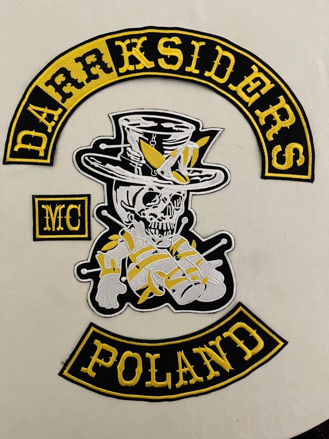 Darksiders Poland Mc Iron on Embroidered Set Large Size - Etsy