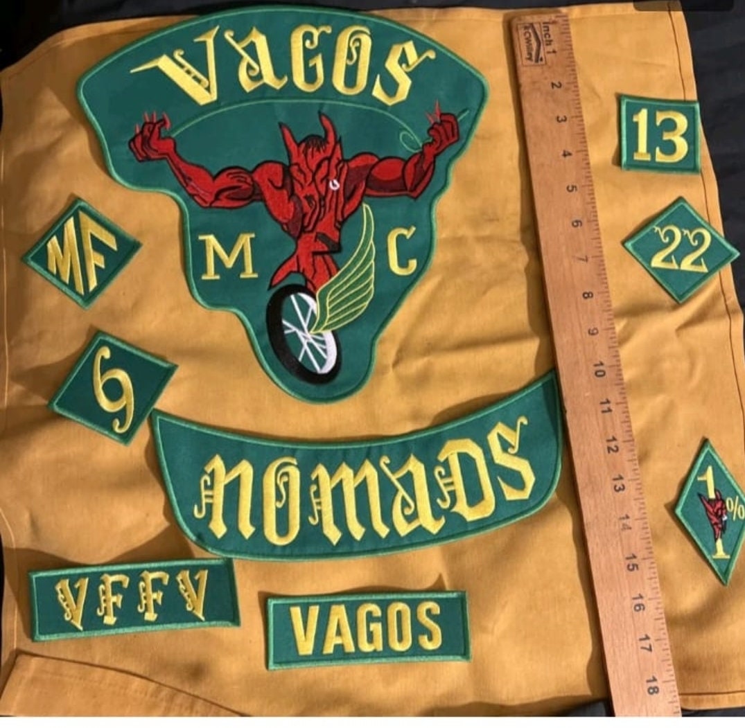 Vagos Mc Patches
