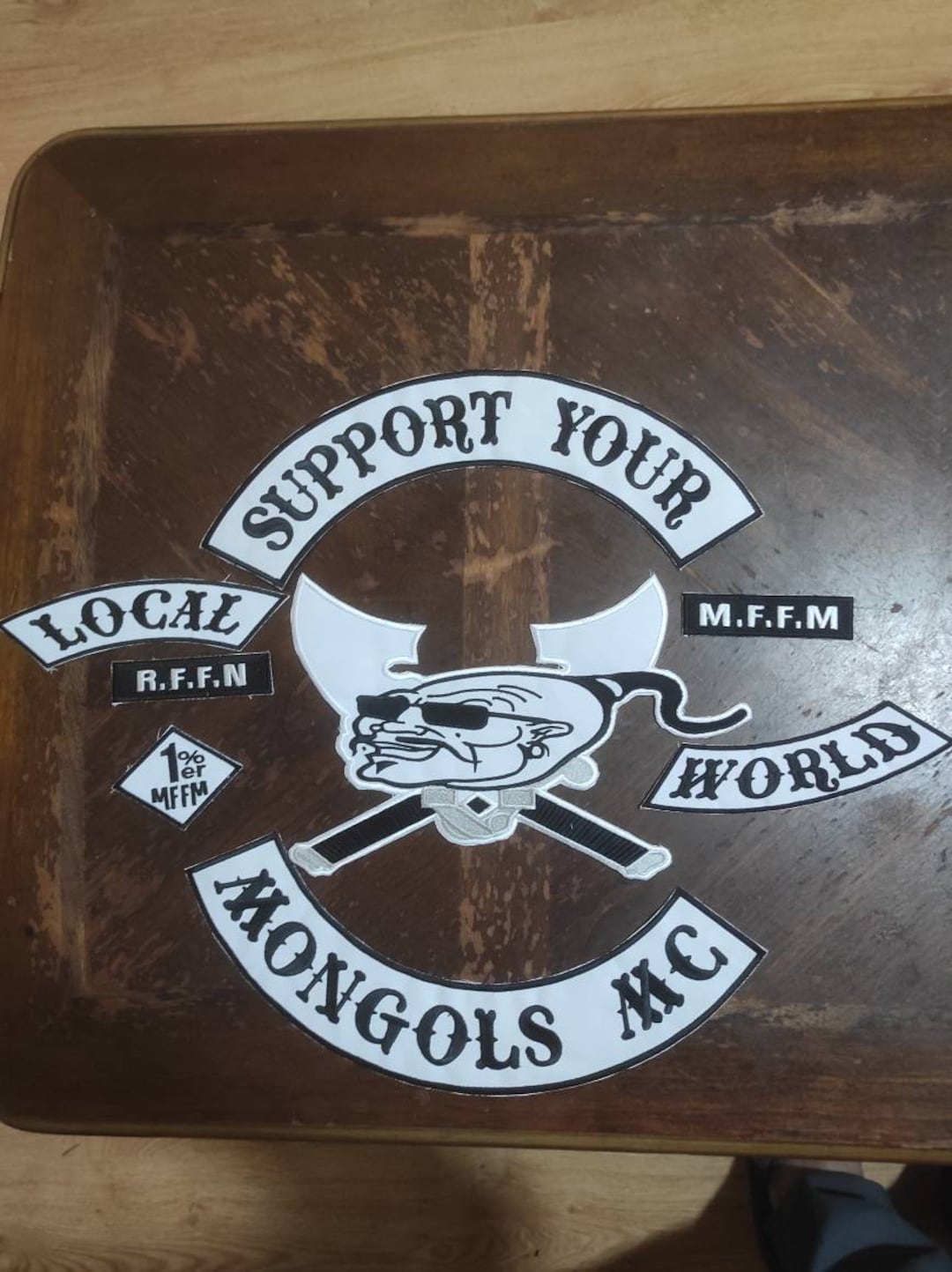 Support Your Local Mongols 35 Cm Embroidered Patches Set of 8 - Etsy