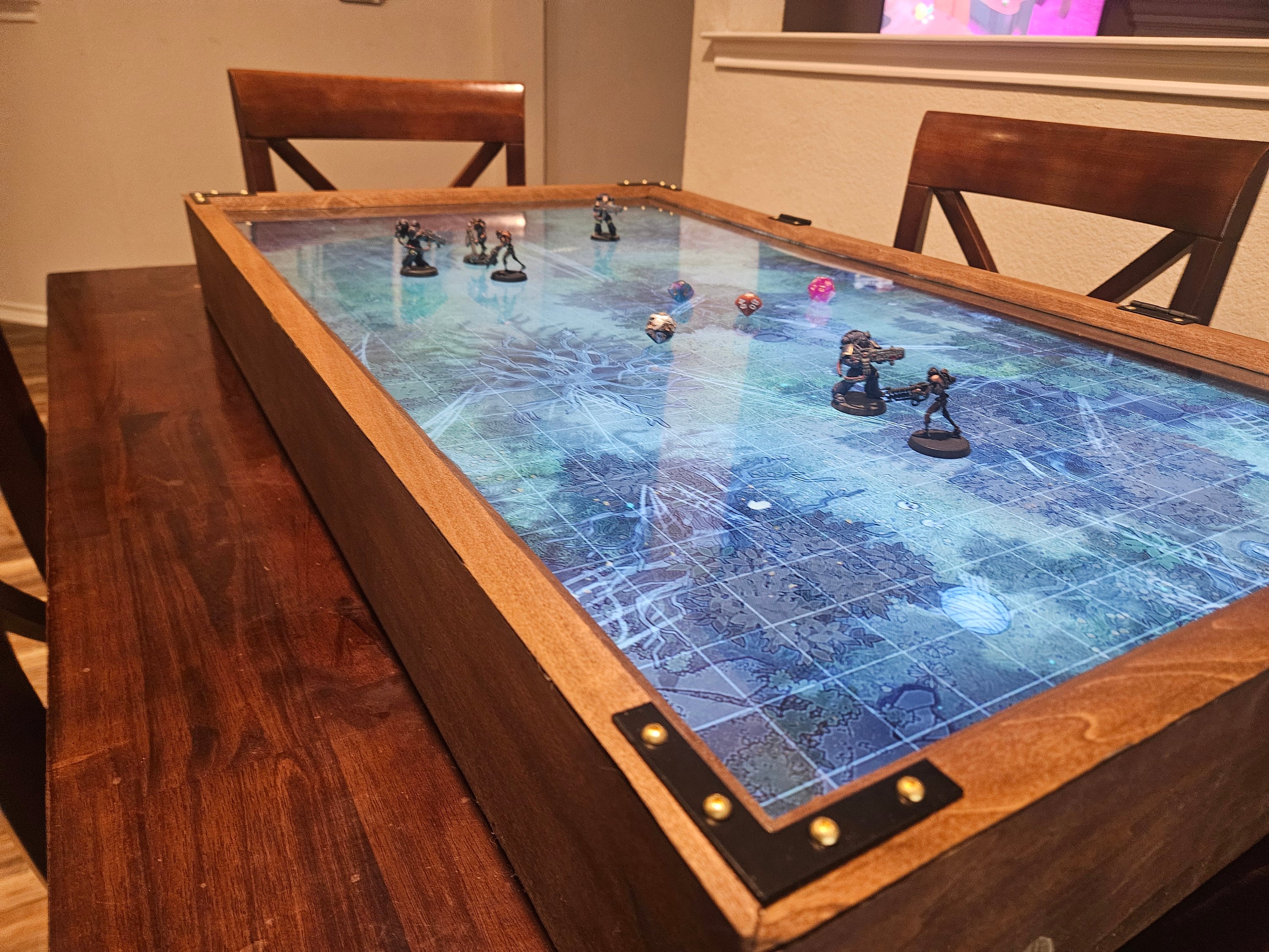 43 DND Built in 4K TV for Digital Table Top Gaming TV Included - Etsy