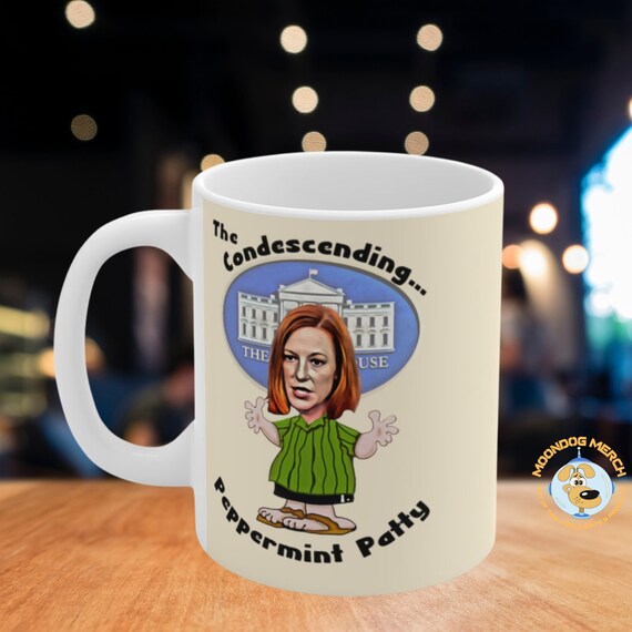 Jen Psaki Funny Mug the Condescending Peppermint Patty Gift | Etsy