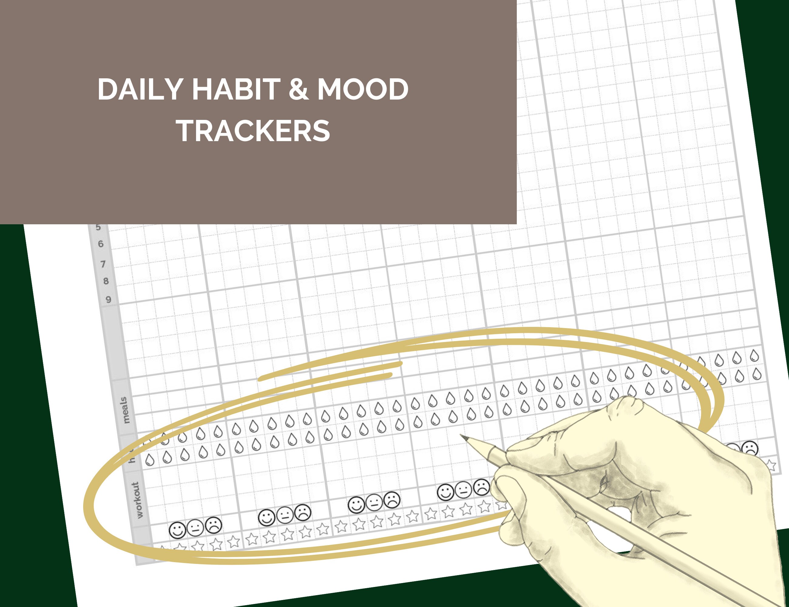 Deluxe Weekly Planner Printable Template Goals, Time Blocking, Menu ...