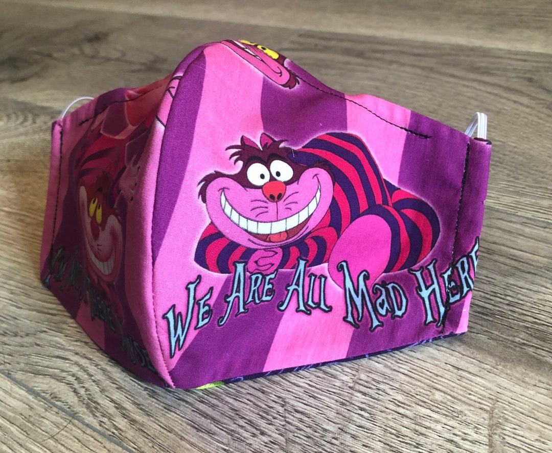 Cheshire Cat Reversible Mask - Etsy