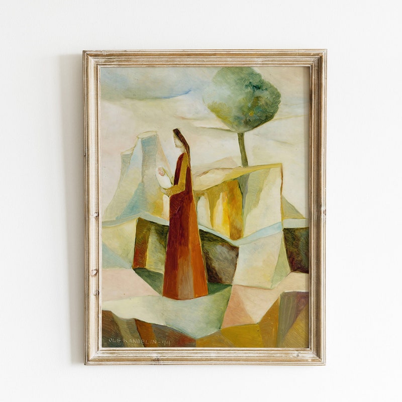 Abstract Virgin Mary - Etsy