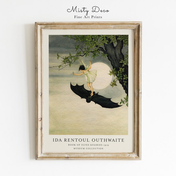 Vintage Bat Print - Etsy