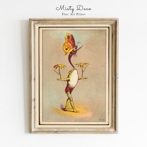 Vintage Circus Frog Illustration, Cute Frog Wall Art for Nursery. - Etsy