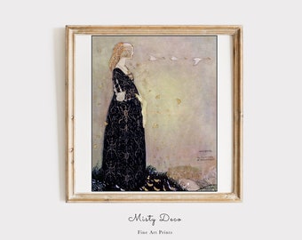 John Bauer the Golden Key Print Poster - Etsy