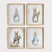 Printable Peter Rabbit Beatrix Potter Illustrations Set of 4, Nursery ...