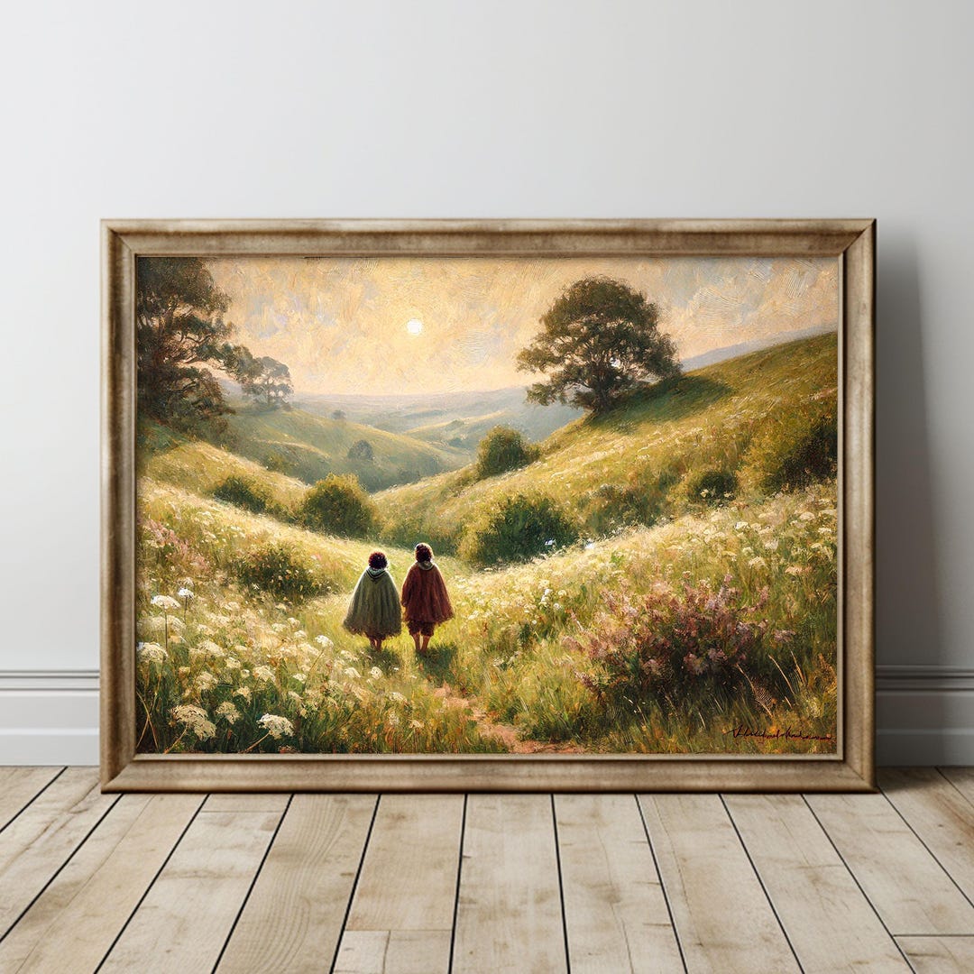 Old Friends Leaving Home Fine Art Print, Power Ring Fantasy Poster. - Etsy