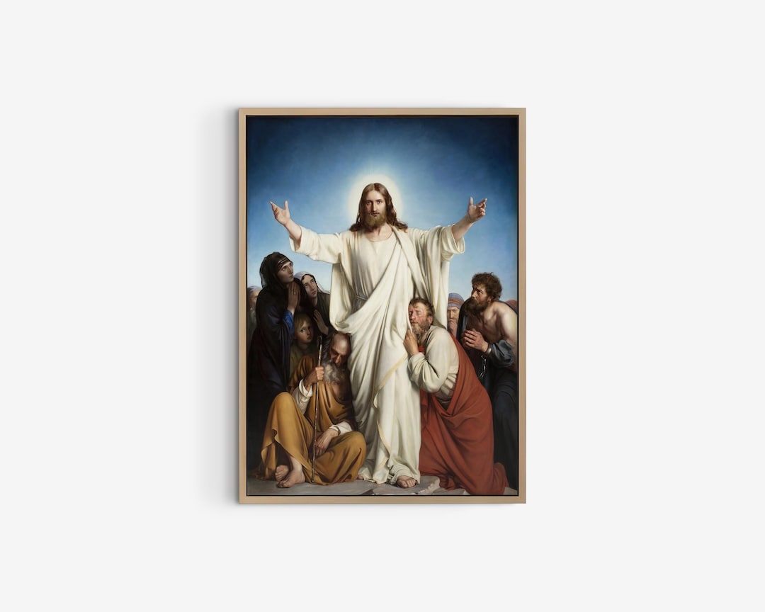 Vintage Jesus Christ Wall Art, Christus the Consolator by Carl Bloch ...