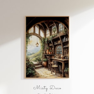 The Shire, Inside Bilbo Baggins Home, Hobbiton's Hobbit Hole, Lord of ...