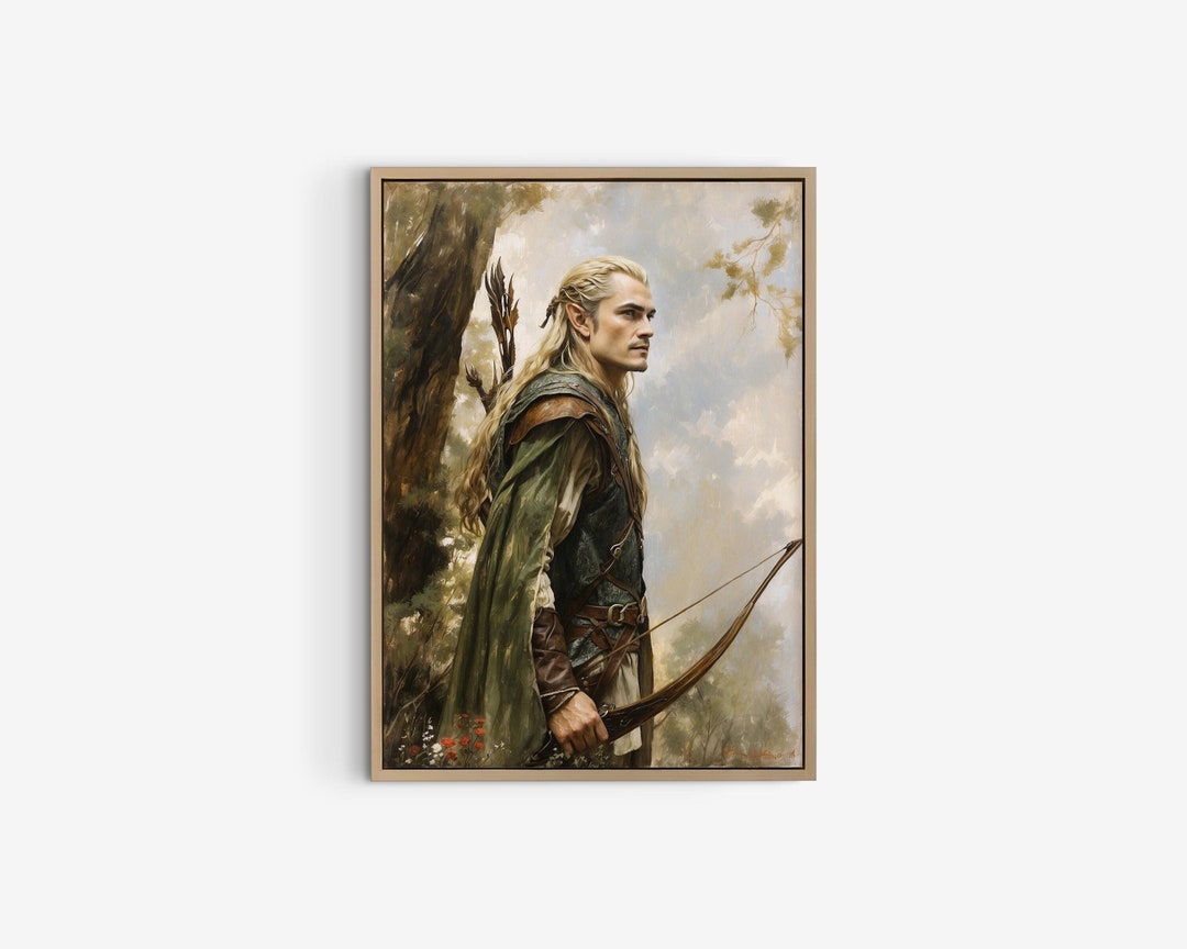 Elvish Fantasy Oil Painting, Lorien Elven Power Ring Fine Art Print. - Etsy