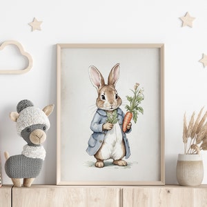 Printable Peter Rabbit Beatrix Potter Illustrations Set of 4, Nursery ...