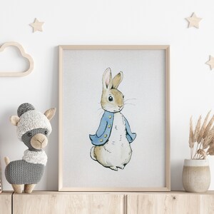 Printable Peter Rabbit Beatrix Potter Illustrations Set of 4, Nursery ...