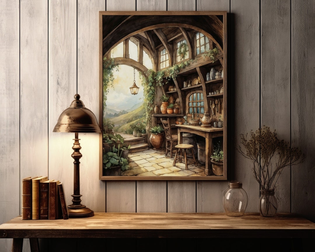 The Shire, Inside Bilbo Baggins Home, Hobbiton's Hobbit Hole, Lord of ...