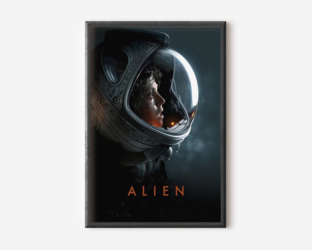Printable Alien (1979) Movie Poster, Retro Science Fiction Digital Wall ...