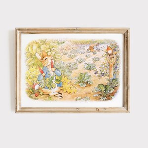 Beatrix Potter Peter Rabbit Printable Wall Art Set of 2, Vintage ...