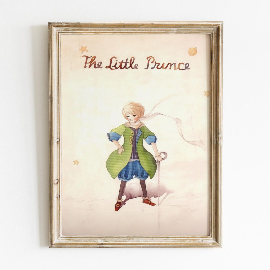 The Little Prince, Le Petit Prince Book Cover Poster Printed on Premium ...