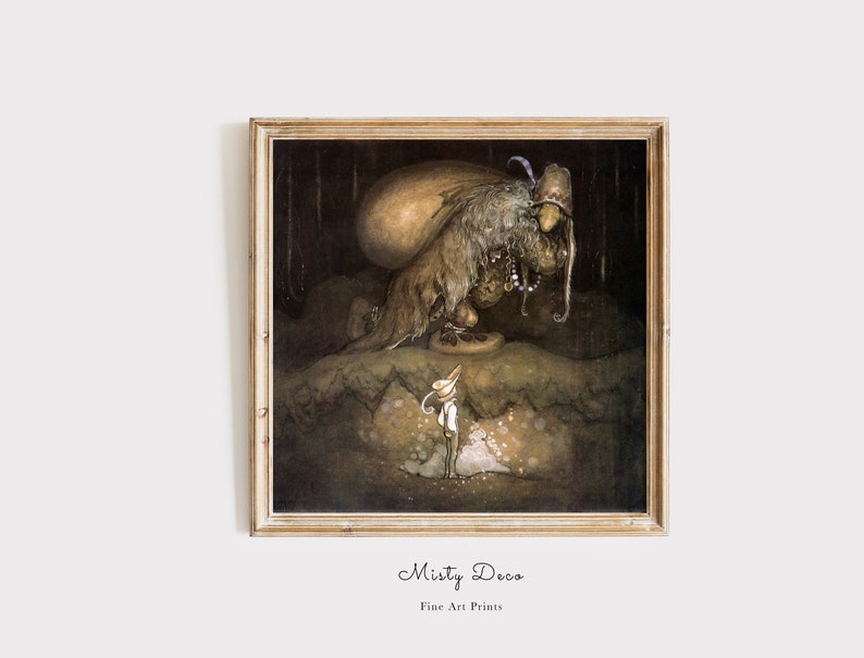 Troll Folklore Vintage Printable Art by John Bauer, the Golden Age of ...