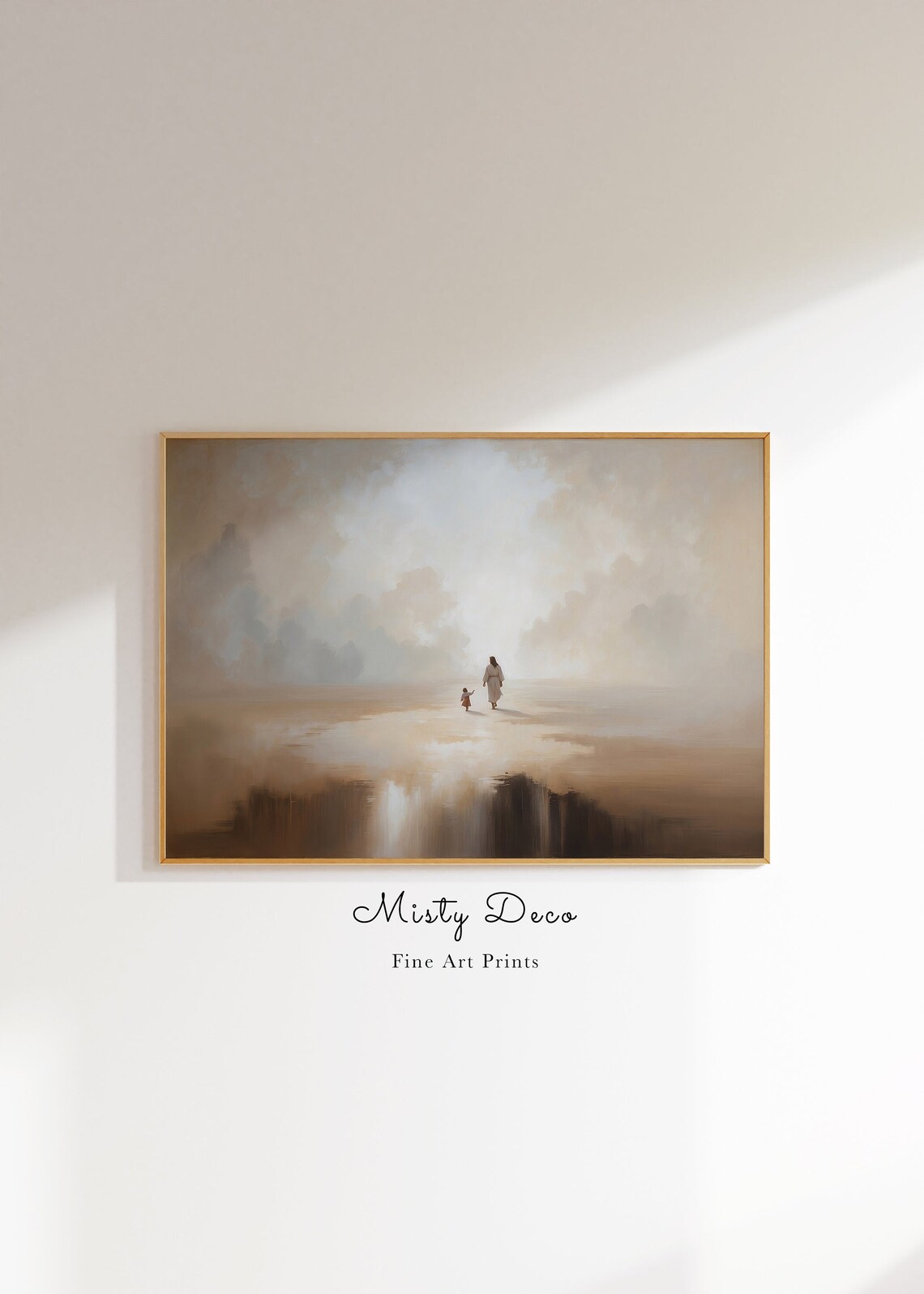 Jesus, Please Hold My Hand Watercolor Bible Print Art, Jesus Leaves the ...