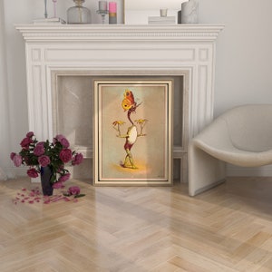 Vintage Circus Frog Illustration, Cute Frog Wall Art for Nursery. - Etsy