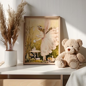 Pink Fairy Digital Wall Art for Nursery by Ida Rentoul Outhwaite ...