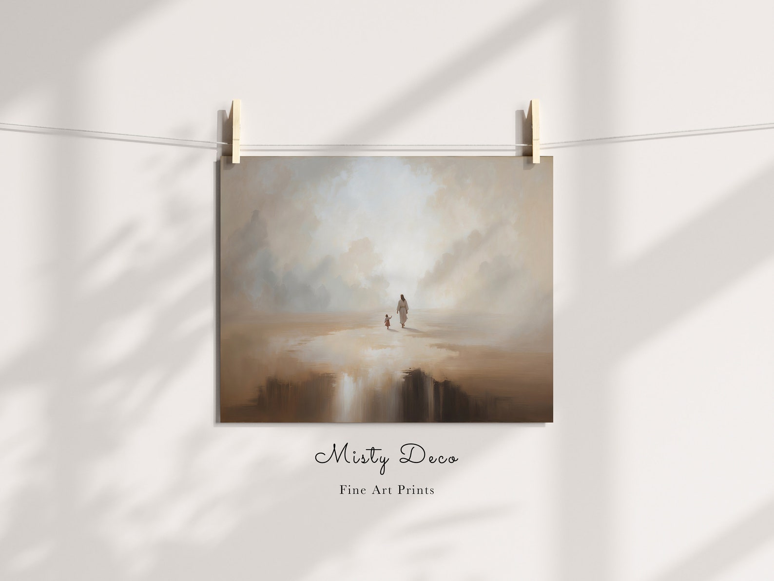 Jesus, Please Hold My Hand Watercolor Bible Print Art, Jesus Leaves the ...