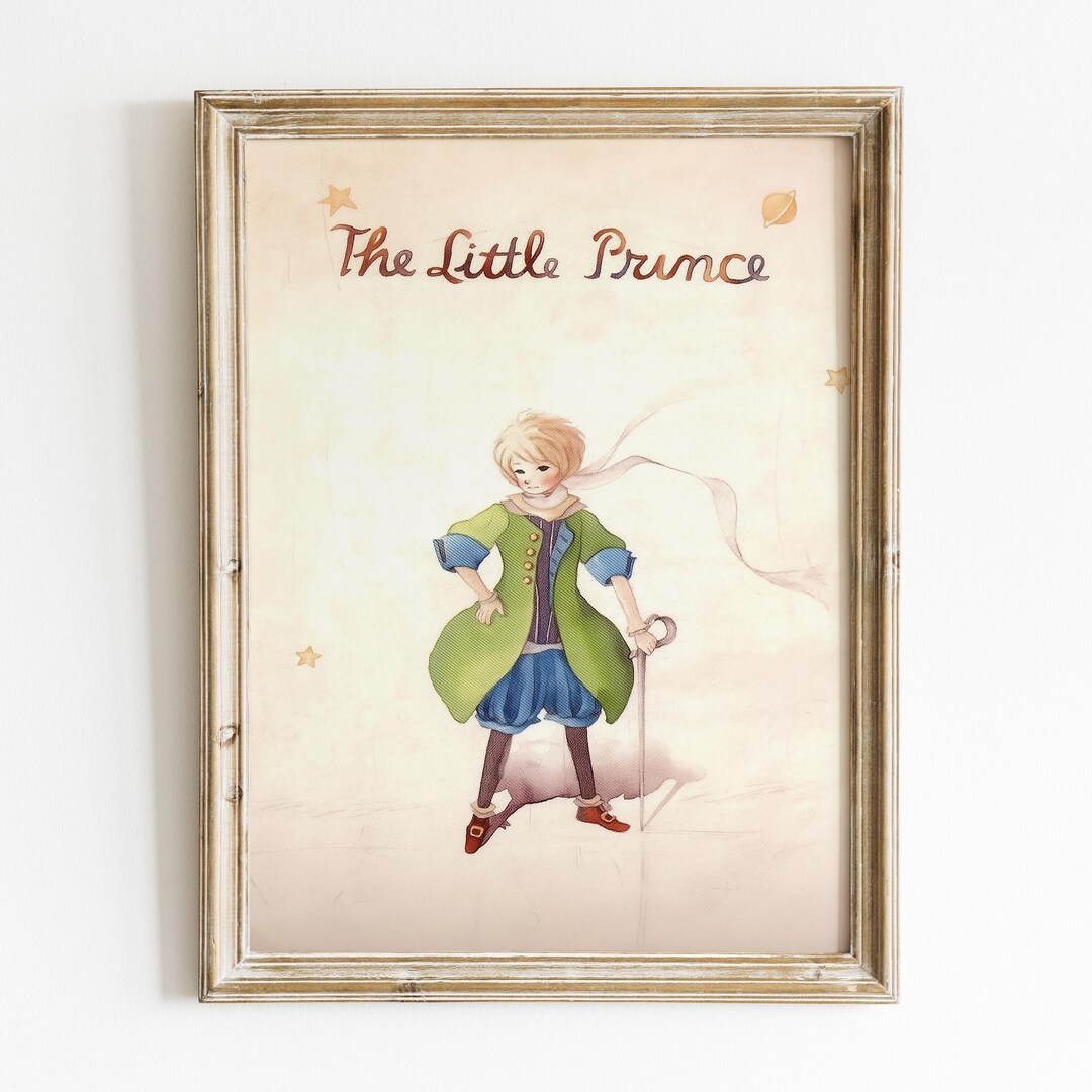 Lámina de pared de El Principito, póster de portada del libro El ...
