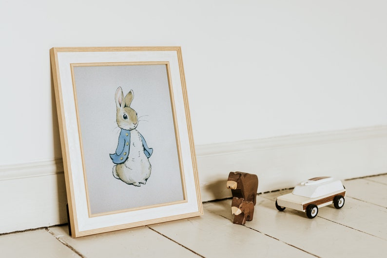 Beatrix Potter Peter Rabbit Illustration, Benjamin Bunny Nursery Wall ...