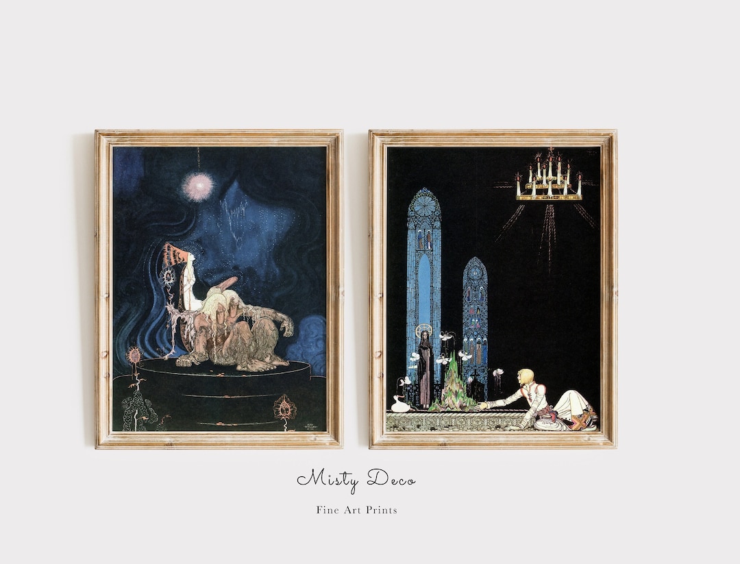 Fairytale Illustration by Kay Nielsen, Folktales Wall Art, Princess and ...