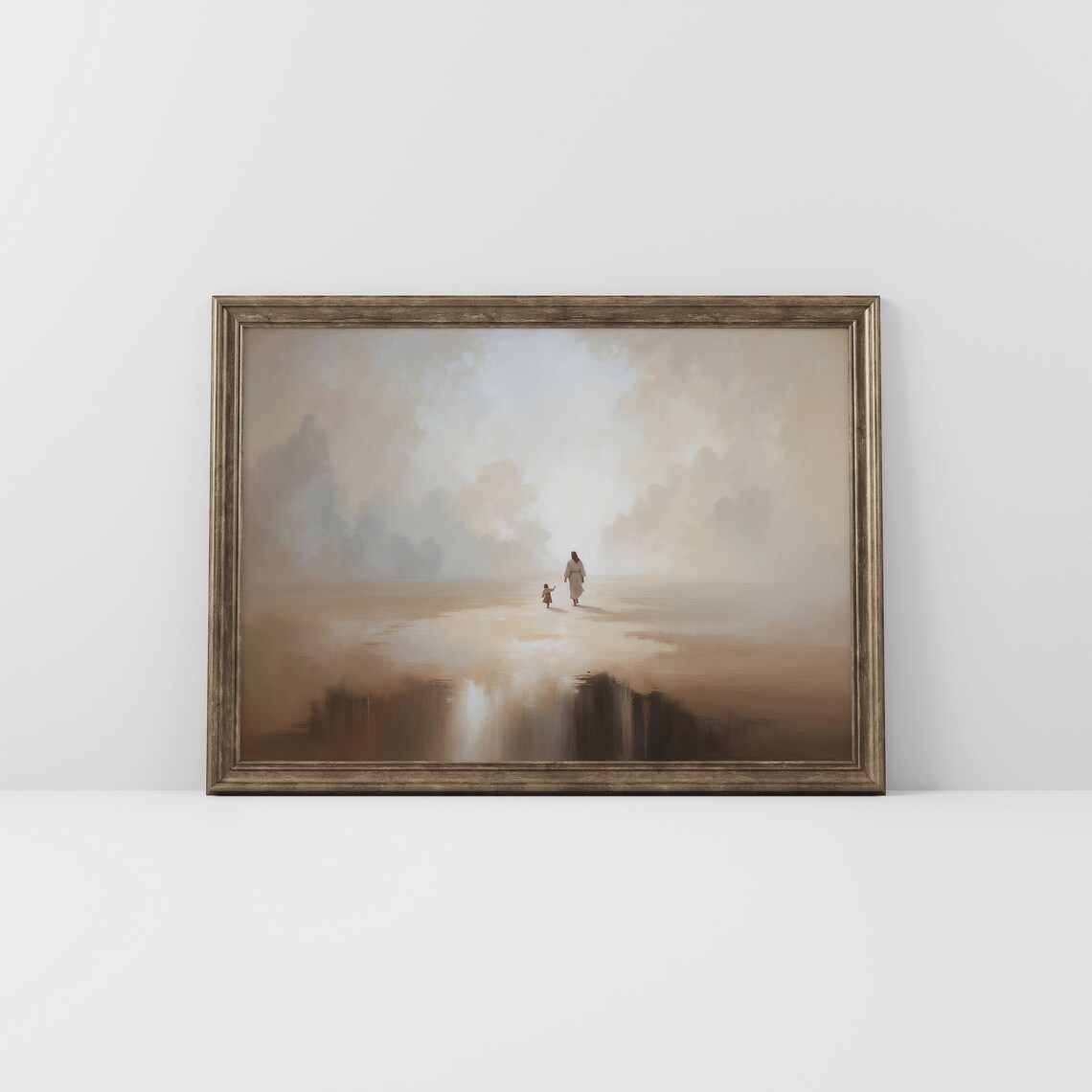 Jesus, Please Hold My Hand Watercolor Bible Print Art, Jesus Leaves the ...