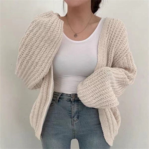 Loose Knit Sweater - Etsy