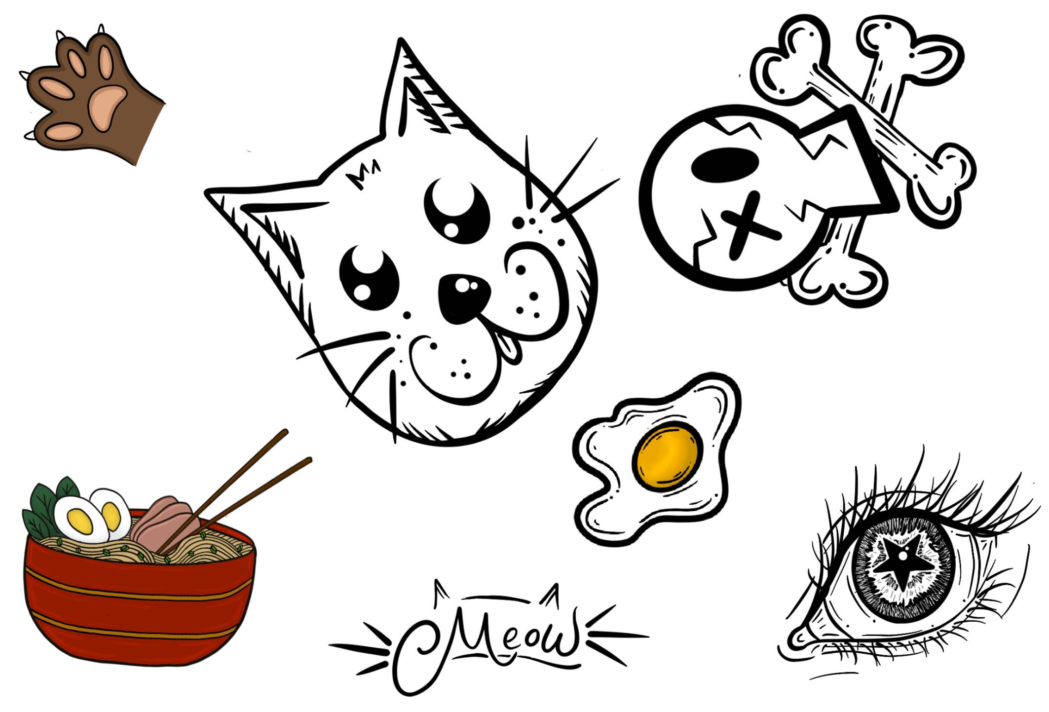 Custom Drawn Tattoo Designs and Illustrations - Etsy