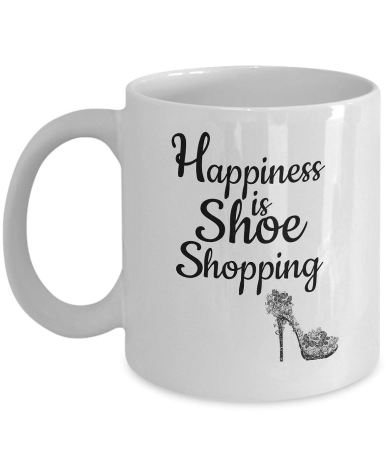 Happiness is Shoe Shopping Mug - Etsy