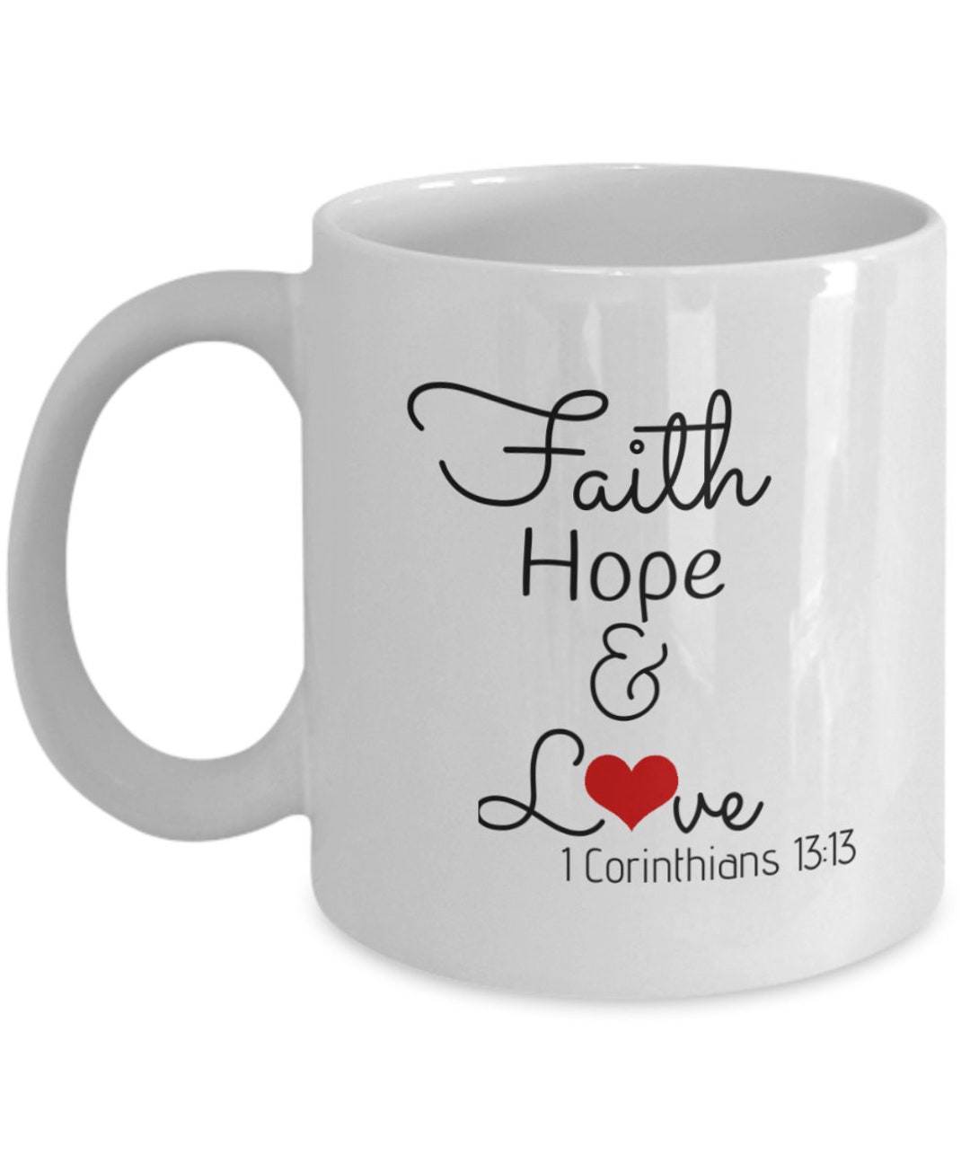 Faith Hope & Love Mug - Etsy