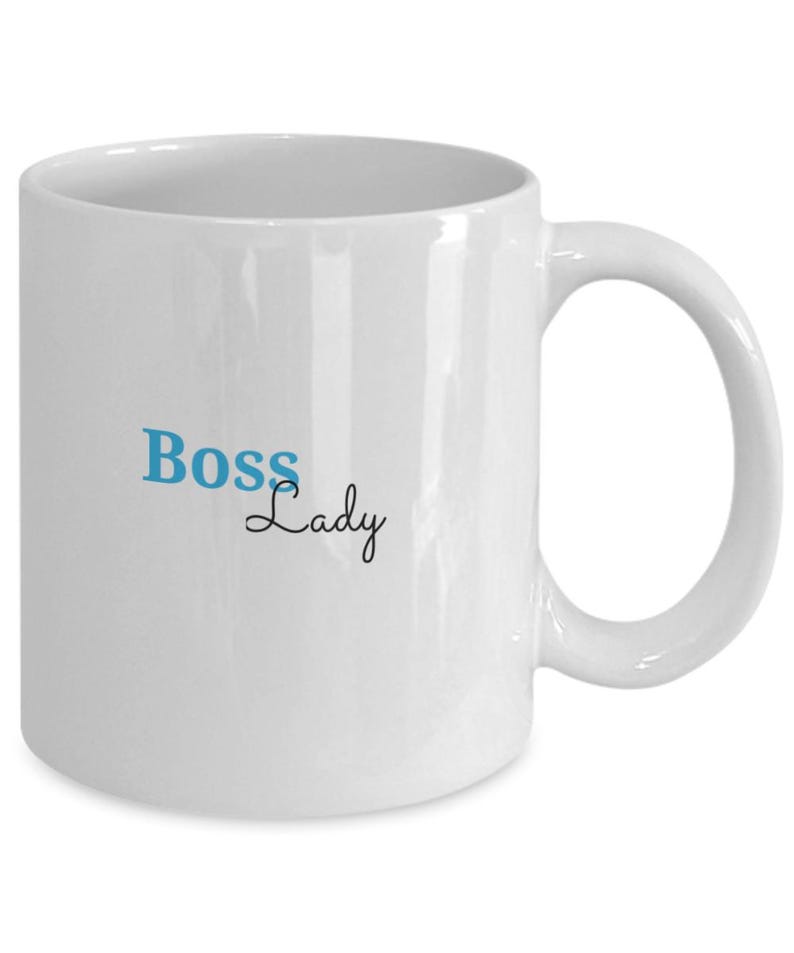 Blue Boss Lady Mug - Etsy
