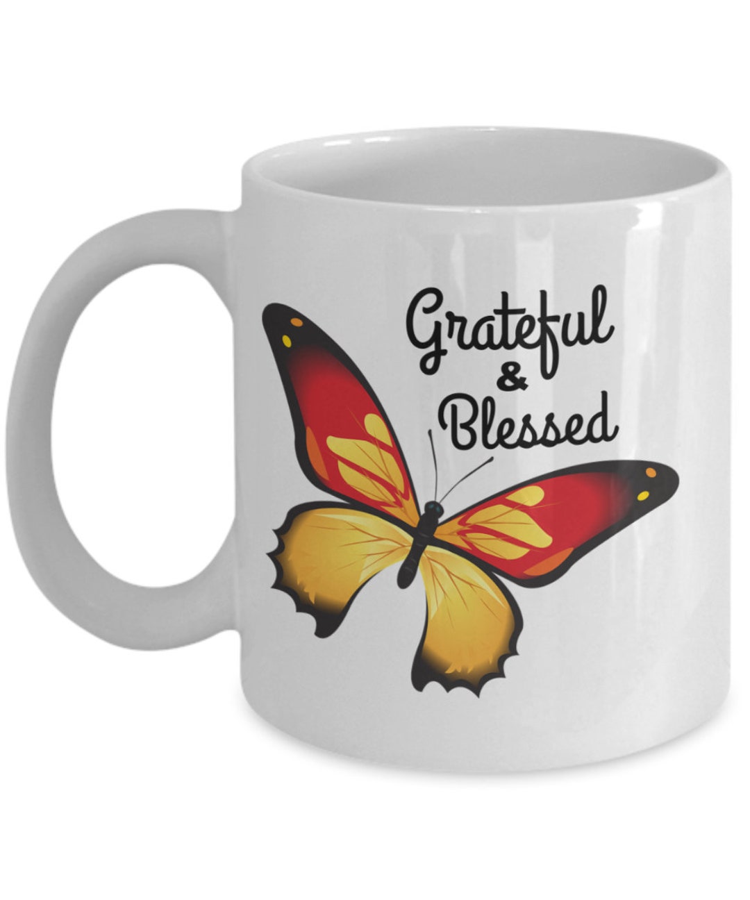Grateful & Blessed Mug - Etsy