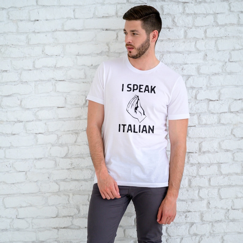 I Speak Italian Funny Italian Gifts Italy Wall Art Italiano - Etsy