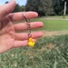 Mini Acrylic Duck Keychain Yellow Duck - Etsy