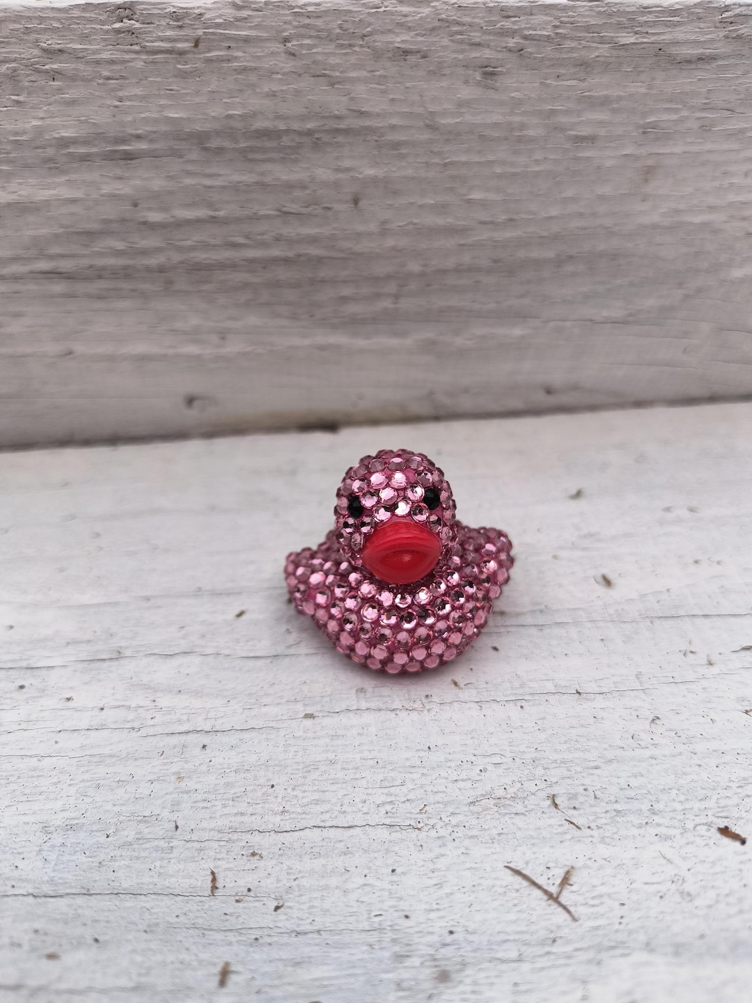 Pink Bling Rhinestone Mini Rubber Duck Ducking Sparkle Duck Bedazzled ...