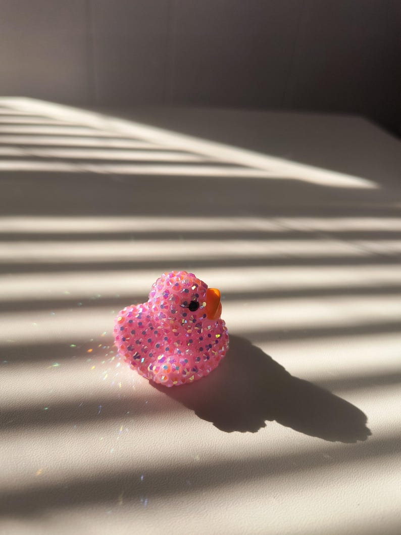 Light Pink Mini Rhinestone Rubber Duck Bling - Etsy