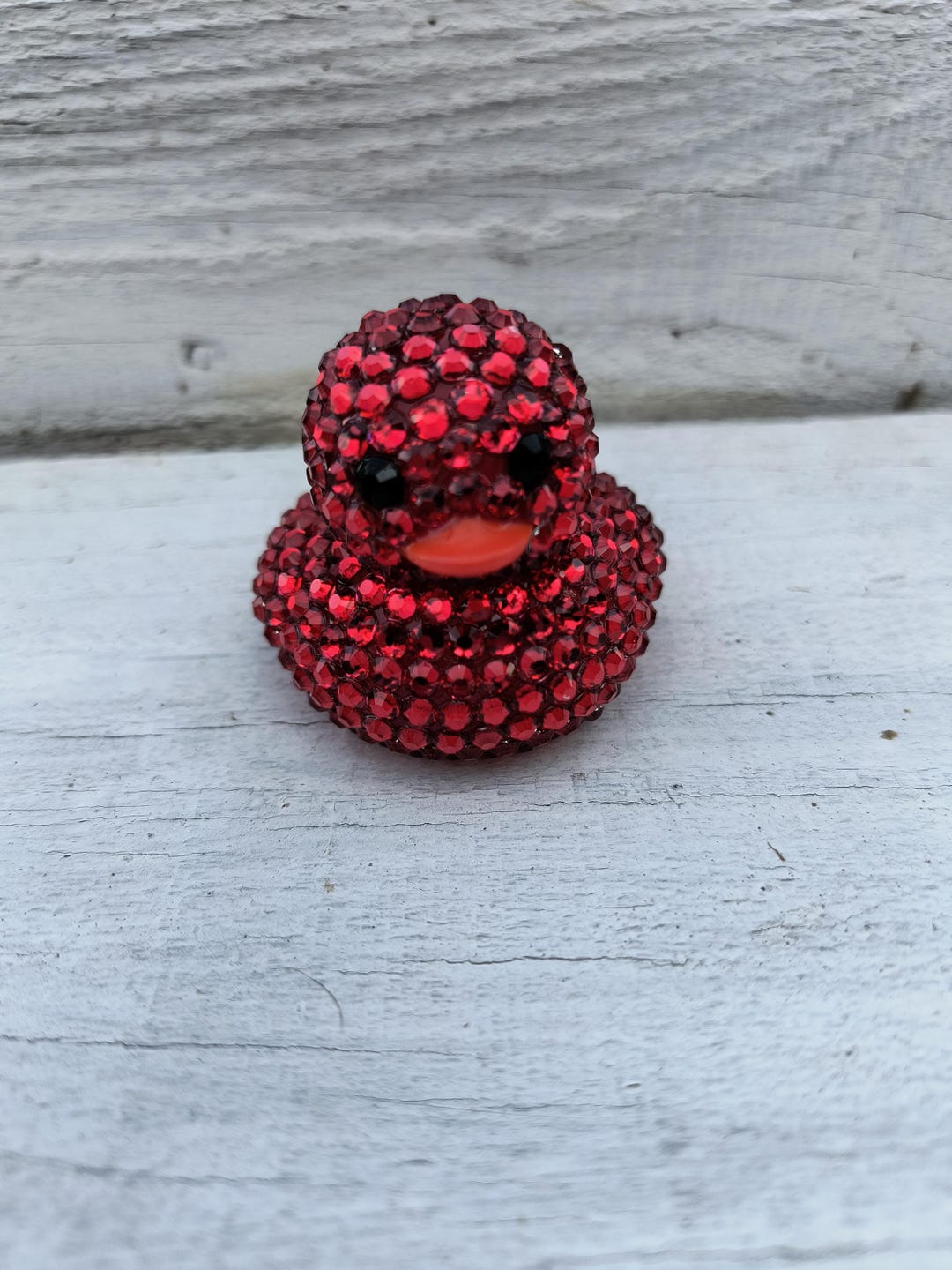 Ruby Red Rhinestone Rubber Duck Medium Size Ducking Bling - Etsy