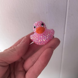 Light Pink Mini Rhinestone Rubber Duck Bling - Etsy