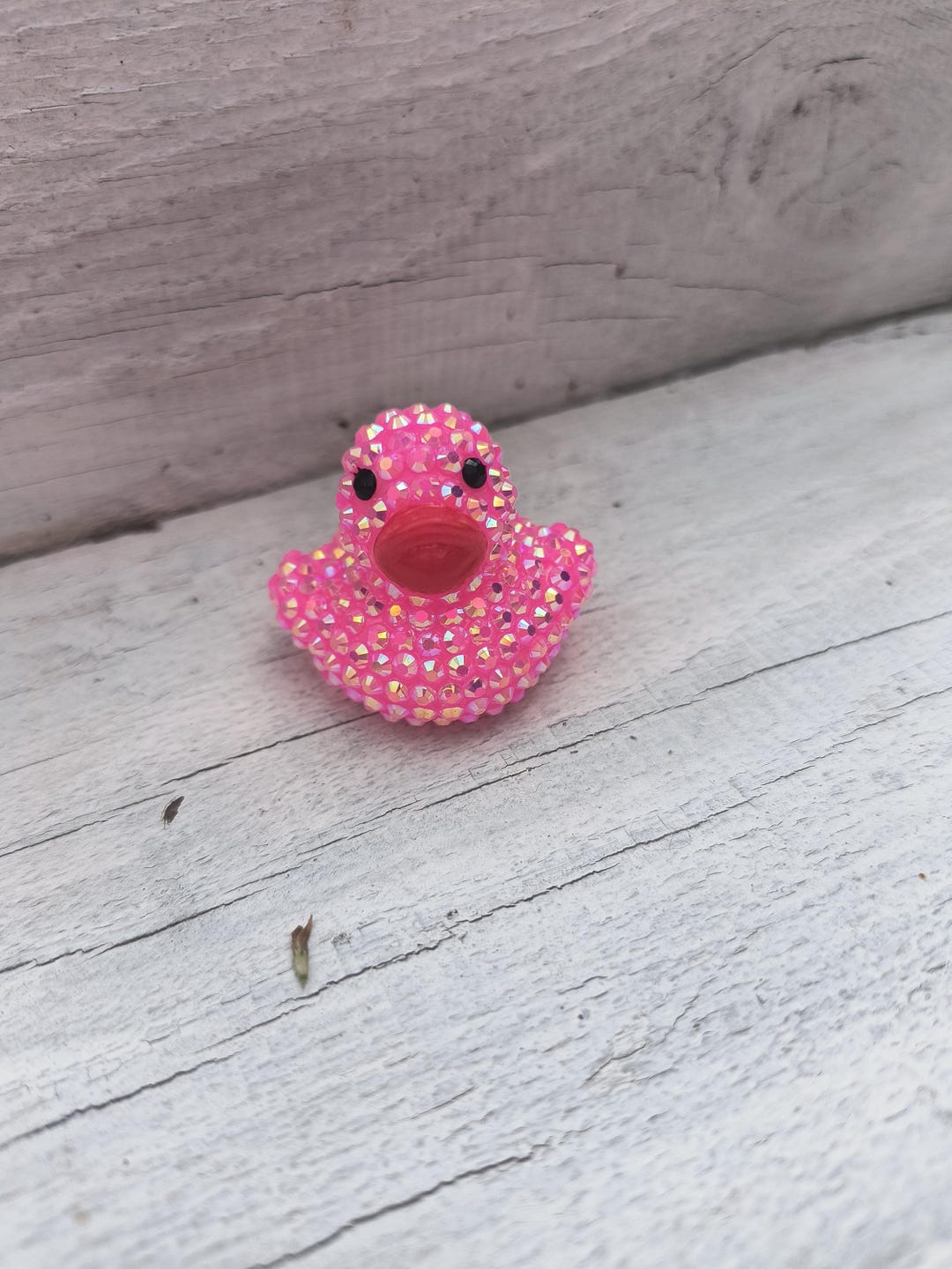 Hot Pink Bling Rhinestone Mini Rubber Duck Ducking Sparkle Duck ...