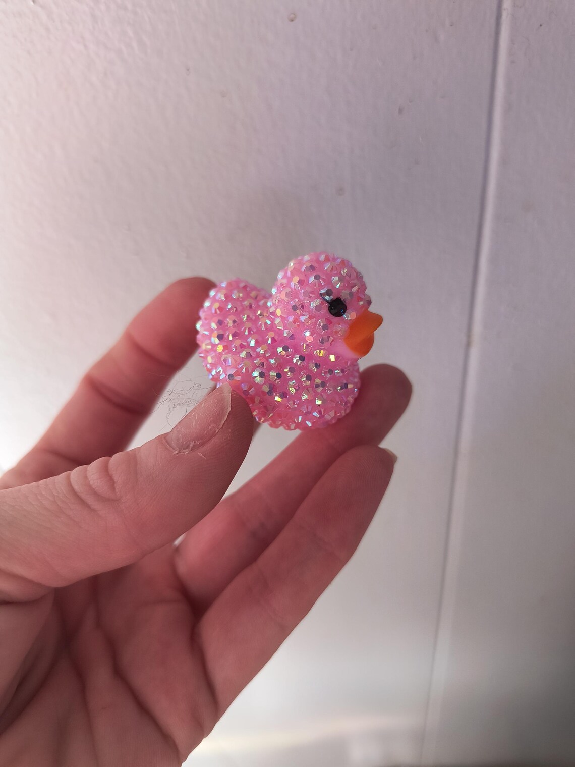 Light Pink Mini Rhinestone Rubber Duck Bling - Etsy