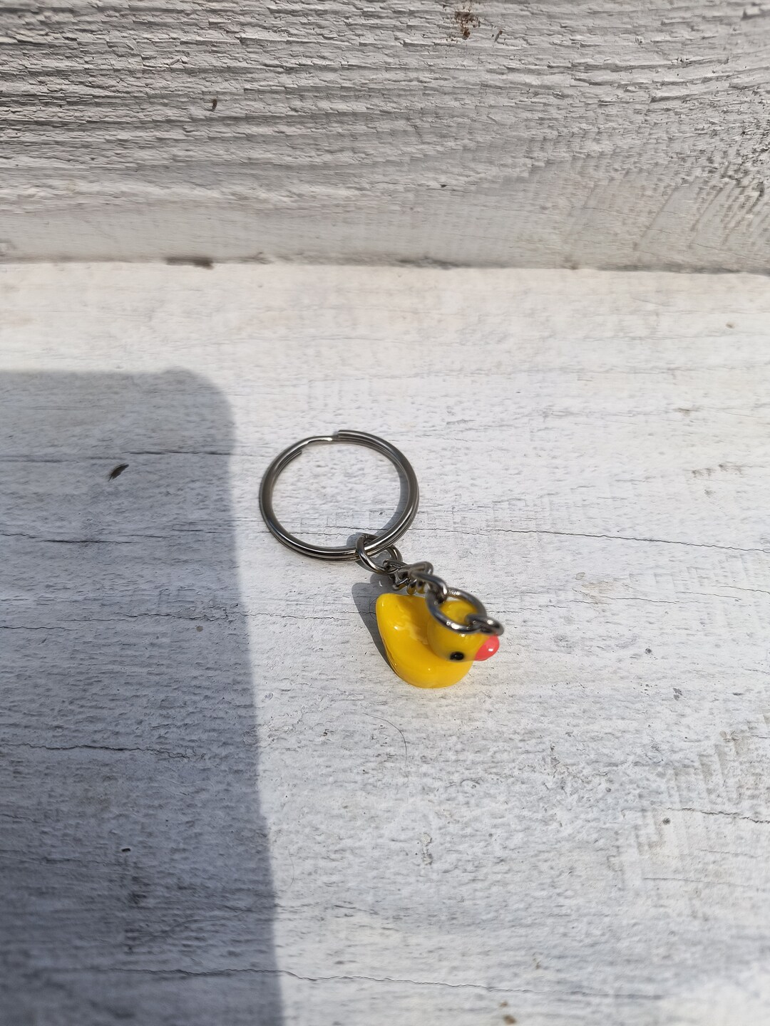 Mini Acrylic Duck Keychain Yellow Duck - Etsy