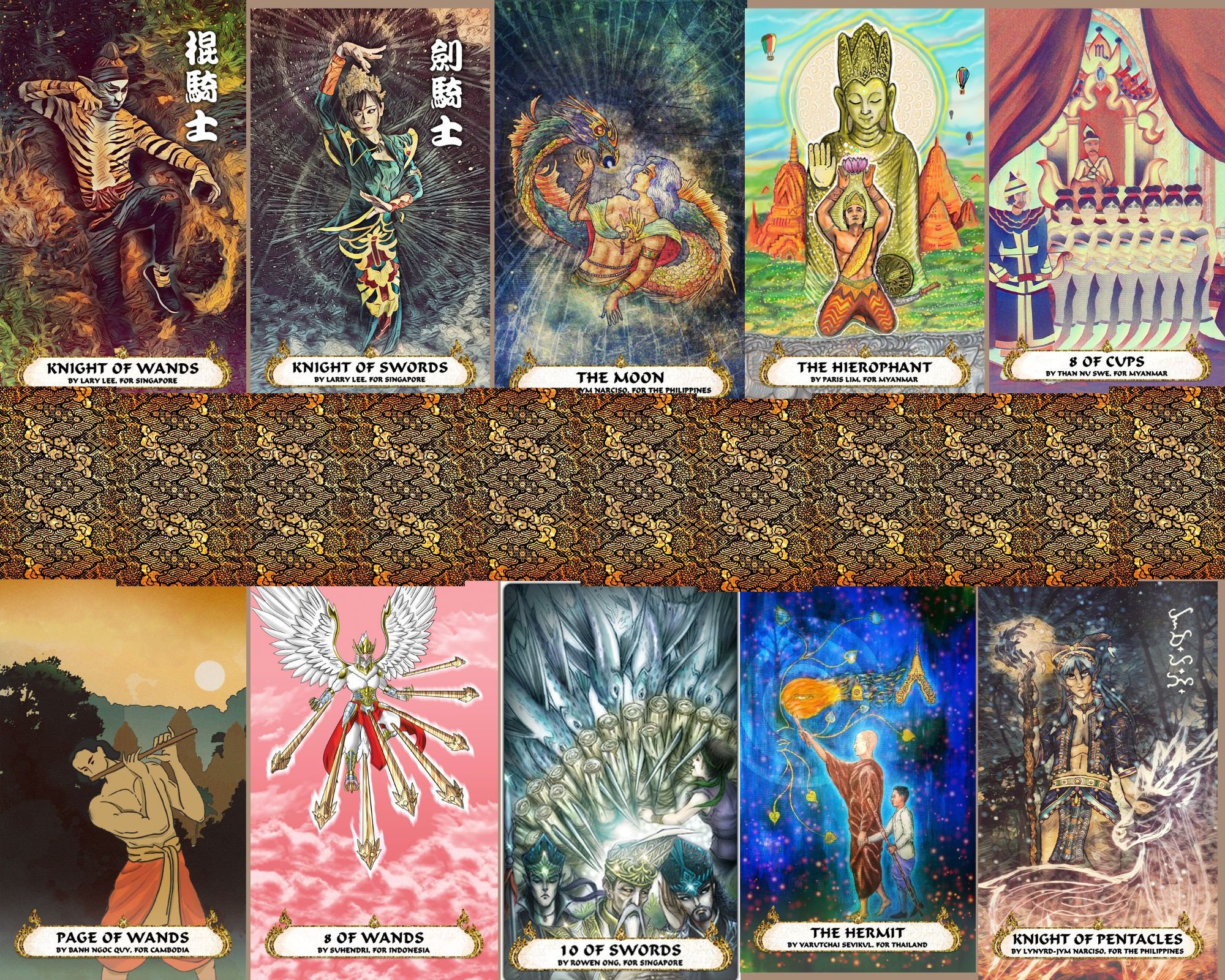 South East Asian Myths and Stories Tarot (SEAMS) Tarot - Etsy Singapore